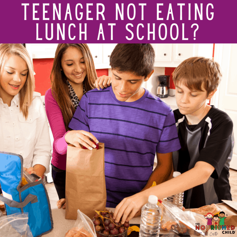 Teenager Not Eating Lunch at School? (Here's Why + Tips)