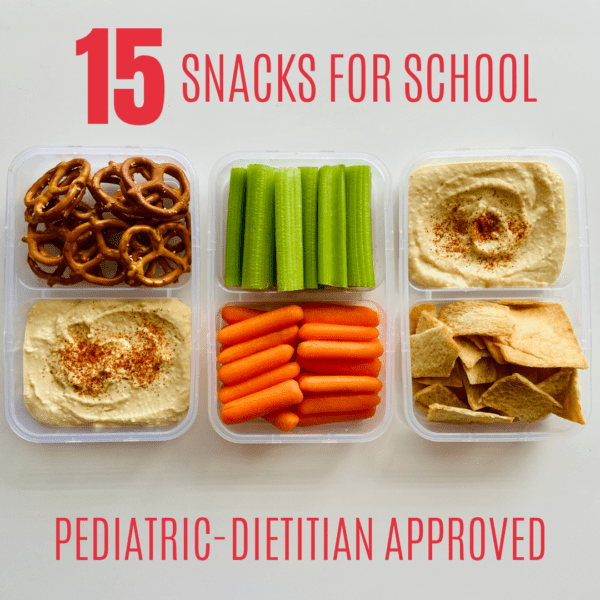 15 Snacks for School, According to a Pediatric Dietitian