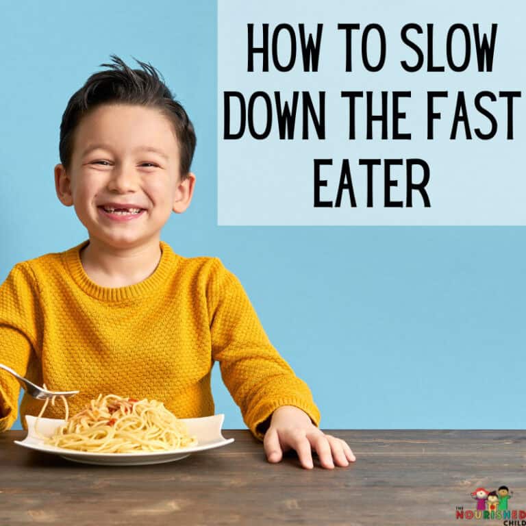 How to Slow Down the Child Who Eats Fast